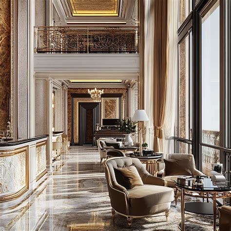 Luxurious Billionaire Lifestyle With Opulent Living Spaces Premium Ai