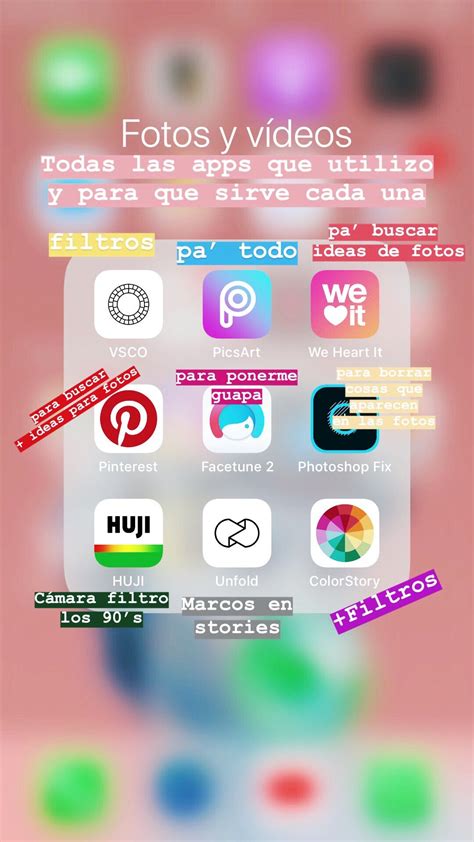 Todas Las Apps Que Utilizo Para Editar Mis Fotos Y Para Que Sirve Cada