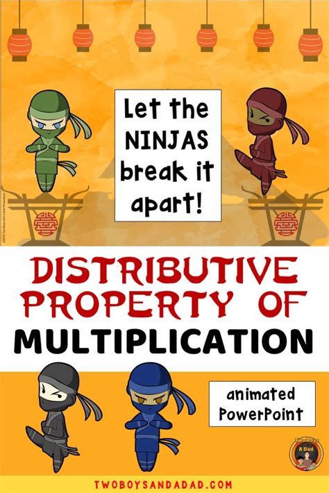 Distributive Property Poster Modern Poster Layouts