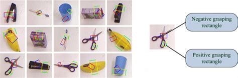 Example Objects From The Cornell Grasping Dataset Green Graspable Download Scientific