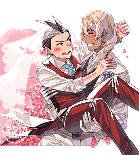 Ace Attorney Apollo Justice X Klavier Gavin Klapollo Ace Attorney