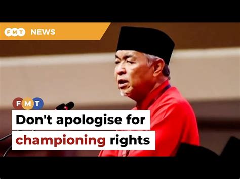 Dont Be Apologetic In Championing Malay Bumi Rights Zahid Tells Umno