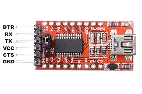 Usb To Ttl Serial Converter Module Ft232rl Robotech Bd