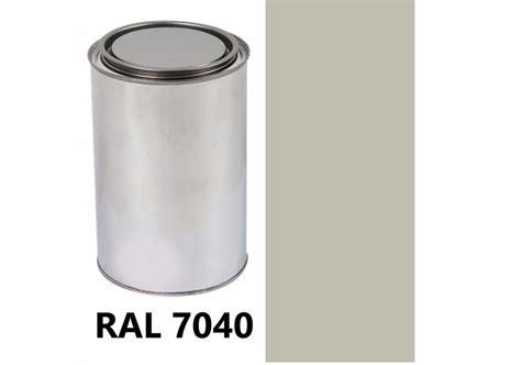 FARBA ALKIDOWA FTALOWA EMALIA LAKIER RAL 7040 MAT 5 16 SZARY OKIENNY