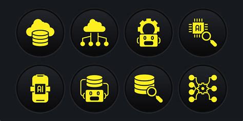 set artificial intelligence ai processor cpu robot server robot setting