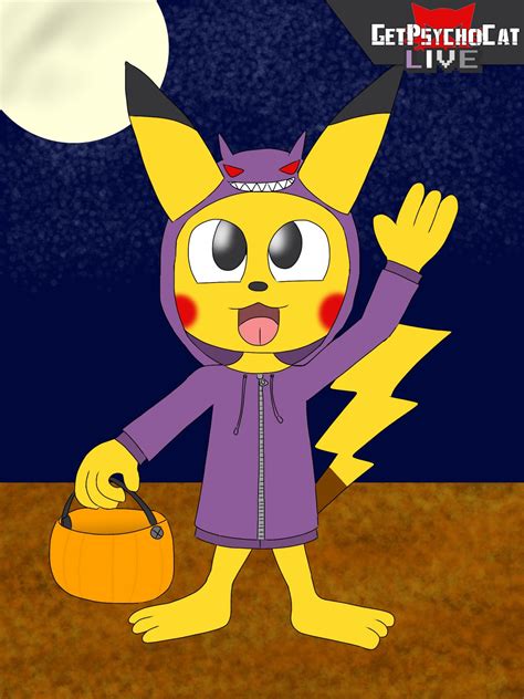 [pokemon] Gengar Pikachu By Getpsychocat On Deviantart