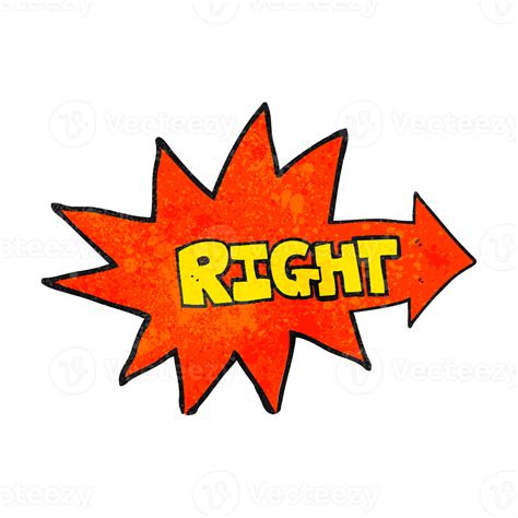 Hand Drawn Texture Cartoon Right Symbol Pointing 45265697 Png
