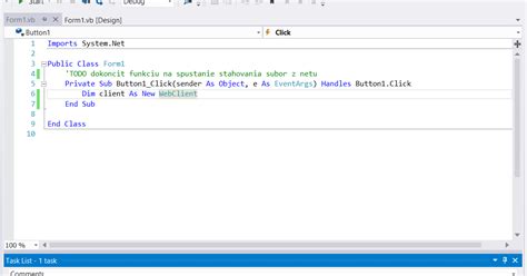 Various Technologies Visual Studio Task List