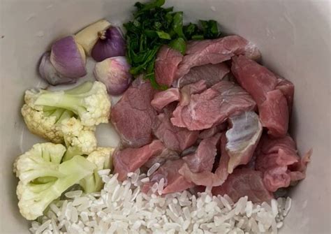 Resep Mpasi 6m Bubur Daging Sapi Oleh Febrianty Naibaho Cookpad