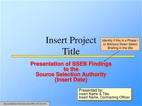 PPT Insert Project Title PowerPoint Presentation Free Download ID