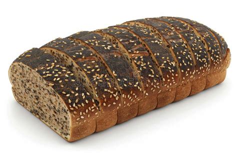 Freshly Baked Whole Grain Bread With Sesame Seeds Perfect For A