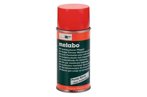 Спрей для смазки ножей кусторезов Metabo 0.3 л - Купить спрей для ...