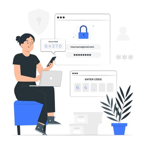 Two Factor Authentication Customizable Semi Flat Illustrations Pana