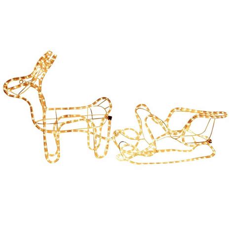 КОЛЕДНА ФИГУРА ЕЛЕН С ШЕЙНА 48Х12Х44cm 324led Axs100000