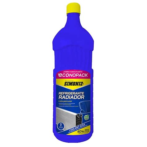 Refrigerante Radiador Simoniz Azul Econopack X Ml Mercacentro Compra Online