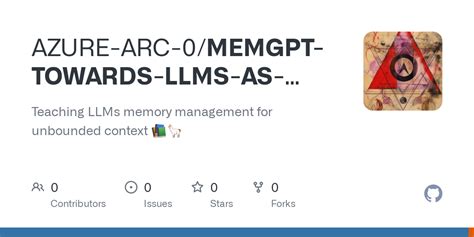 github azure arc 0 memgpt towards llms as operating systems teaching