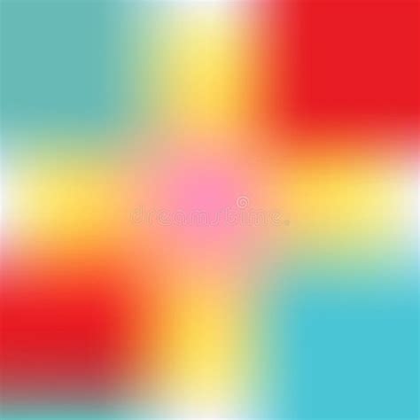 A Colorful Background With A Red Square In The Middle The Background