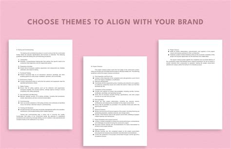 Construction Scope Of Work SoW Template In Word Google Docs Download Template Net