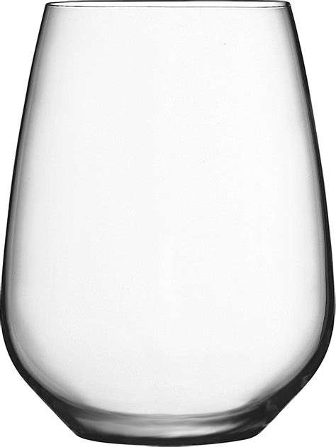 Circleware Capri Set Of 6 15 Oz Stemless Wine Glasses