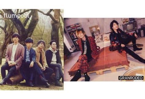 駿河屋 両面ピンナップポスター 二つ折 Flumpool Granrodeo B Pass 2022年5月号綴じ込み付録（ポスター）