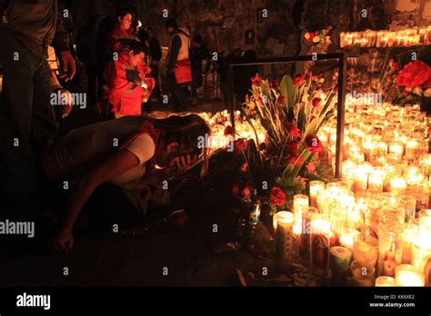 Virgen De Guadalupe And Candle Hi Res Stock Photography And Images Alamy