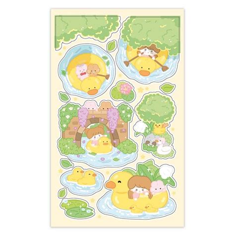 단팥 오리배의 여행 스티커 잠시다락