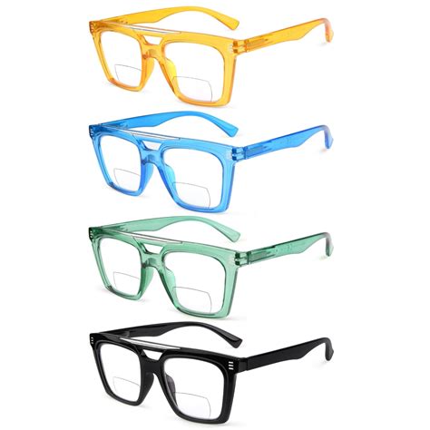 Mens Bifocal Reading Glasses Blue Light Filter Glasses Sunglasses