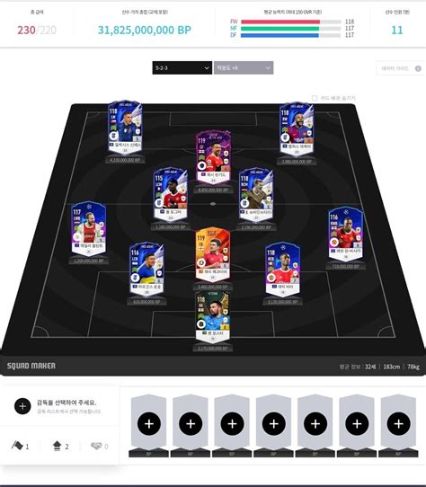 230 급여 되면 맞출 부캐 근본 맨체스터 유나이티드 스쿼드 Ea Fc 온라인 에펨코리아
