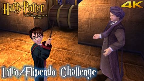 Harry Potter And The Philosophers Stone Pc Movement Mod Intro And Flipendo Challenge 4k