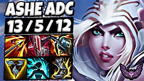 Ashe Vs Ezreal Adc Triple Kill Lol Korea Master Patch 1324 Youtube