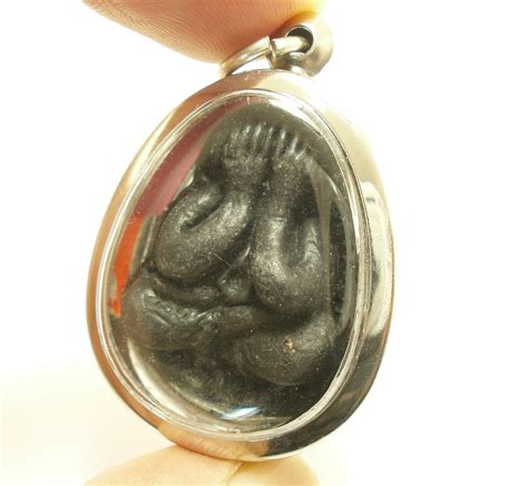 Phra Pidta Close Eye Buddha Lp Tim Wat Lahanrai Temple 1974 Etsy
