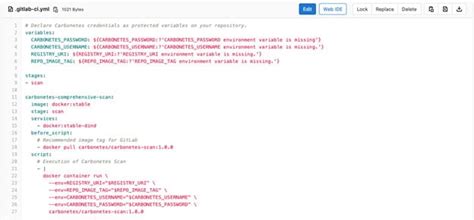 Carbonetes Scan On GitLab CI CD Carbonetes