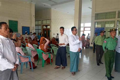 နေပြည်တော်ကောင်စီဥက္ကဋ္ဌ ဦးသန်းထွန်းဦး ပုဗ္ဗသီရိမြို့နယ် တပင်ရွှေထီးရပ