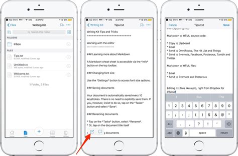 Editing Text Files On The Android App Dropbox