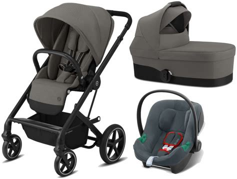 Коляска универсальная 3 в 1 Cybex Balios S Lux, серый - купить с ...