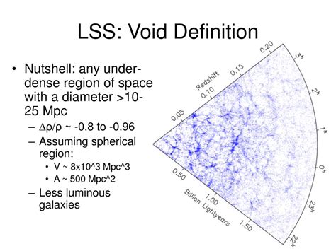 Ppt Large Scale Distribution Of Galaxies And Voids Powerpoint