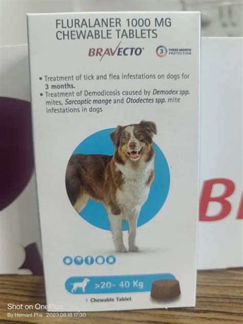 FLURALANER 1000 MG CHEAWABLE TABLETS Packaging Size One Chewable Tablet Prescription At