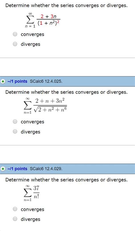 solved determine whether the series converges or diverges 2