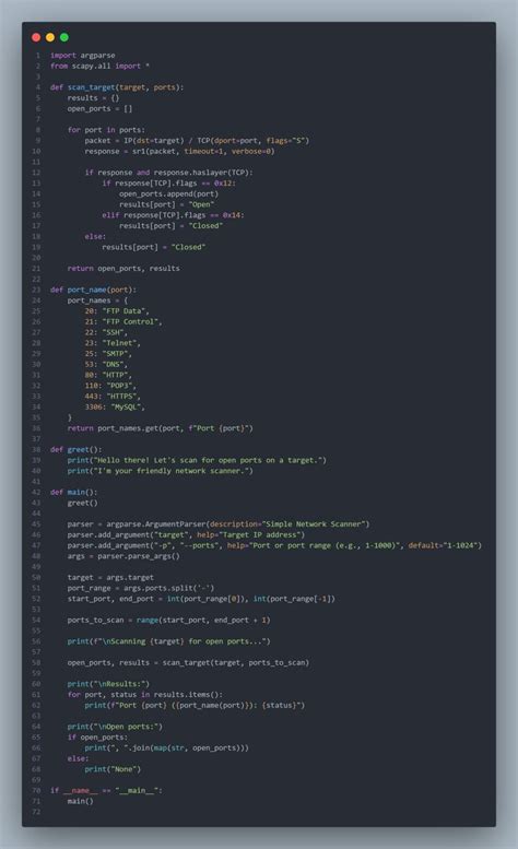 Erfan Alsamman On Linkedin Python Networksecurity Scanning