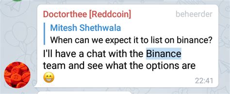 Possible Listing On Binance Soon Rreddcoin