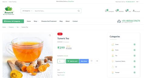 Asucre Pure Herbals Ecommerce Website Agile Legions