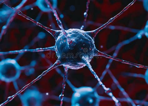 Active Neuron Cells Knots And Axons Within The Human Brain S Neural