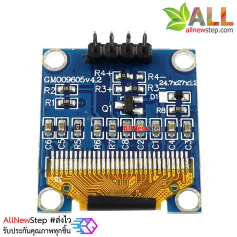 จอ Oled 096 นิ้ว สีเหลืองน้ำเงิน 096 Inch Ssd1315 Driver Oled Lcd Led
