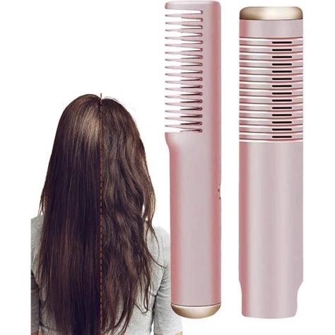 Brosse À Air Chaud Sèche Cheveux Et Peigne Lisseur Portables En Brosses À Lisser Les