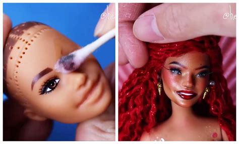 How To Diy Custom Halle Bailey Ariel Doll