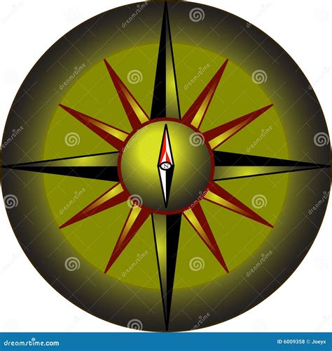 Compass Rose Design Stock Vector Illustration Of Figure 6009358