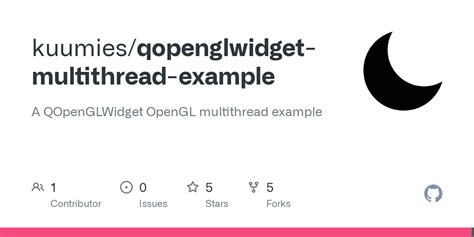 GitHub Kuumies Qopenglwidget Multithread Example A QOpenGLWidget
