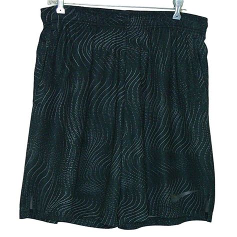 Nike Nike Dri Fit Athletic Shorts Basketball Black Elastic Waist Grailed