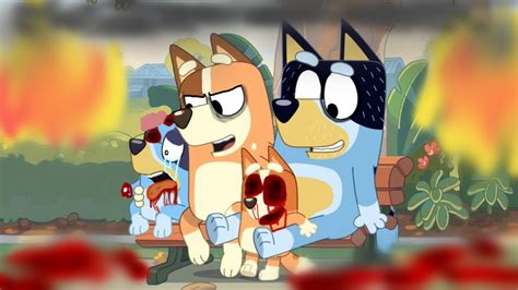 Bloody Bluey By Pandafan101 On Deviantart