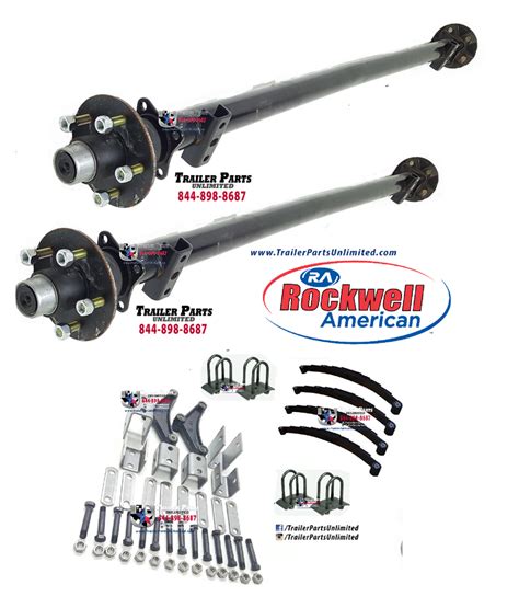 3500 Trailer Axle Kit 3500 Lb Tk Heavy Duty Tandem Axle Kit Fidp